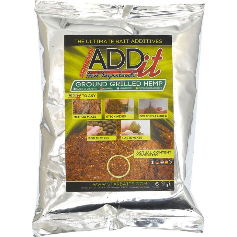Hrana Starbaits ADD It Ground Grilled Hemp 500g » Spletna ribiška ...