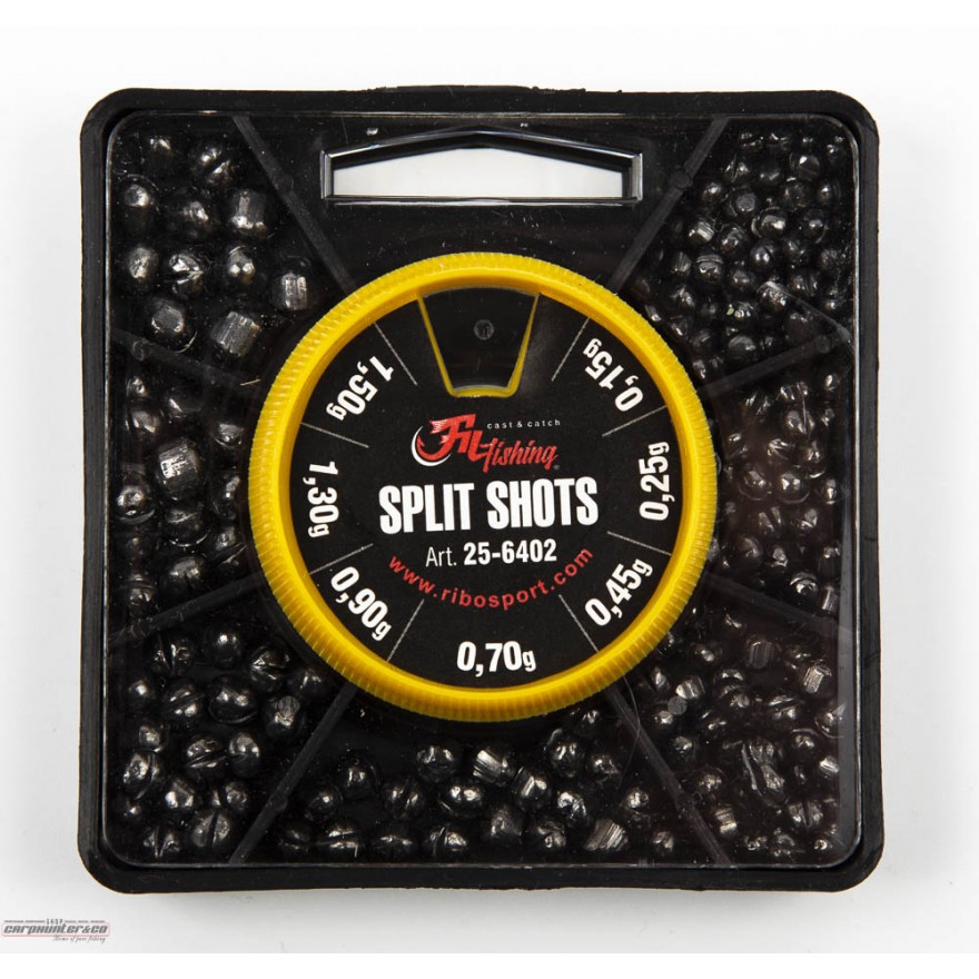 Svinec v Škatli Fil Fishing Split Shots Art:6402 » Spletna ribiška trgovina Trofeja