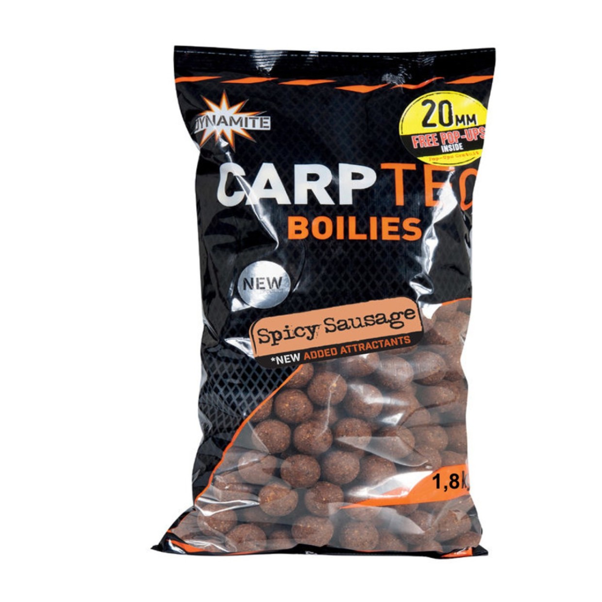 Boili Dynamite Baits Carptec SicySausege 20mm/1,8Kg » Spletna ribiška trgovina Trofeja
