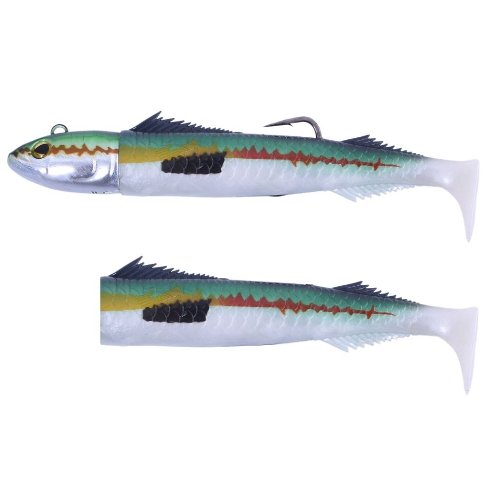 JLC Saltwater Rubber Jigging Soft Bait REAL FISH Combo 200g Doncella ...