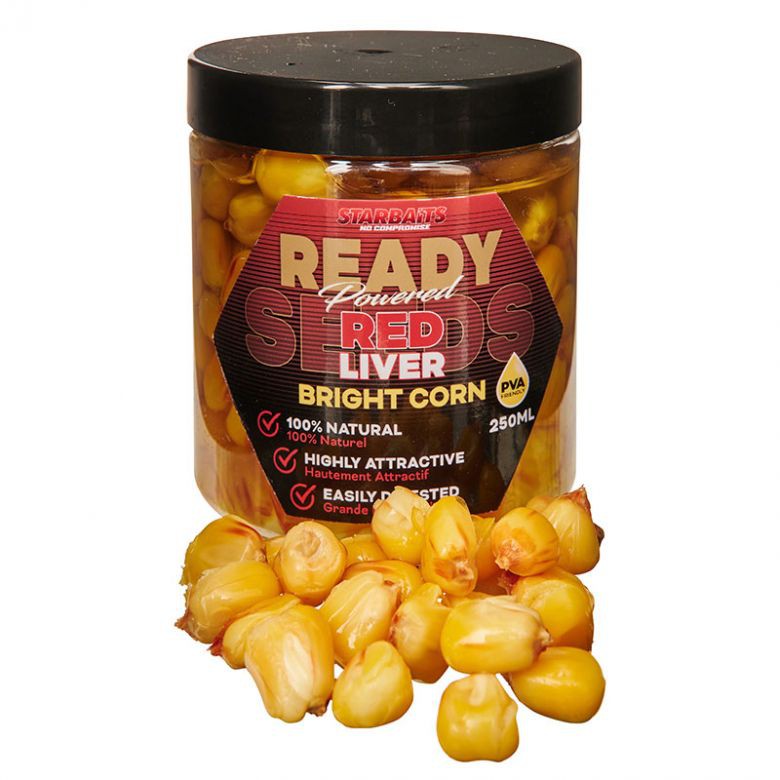 Koruza Starbaits Bright RED LIVER 250ml » Spletna ribiška trgovina Trofeja