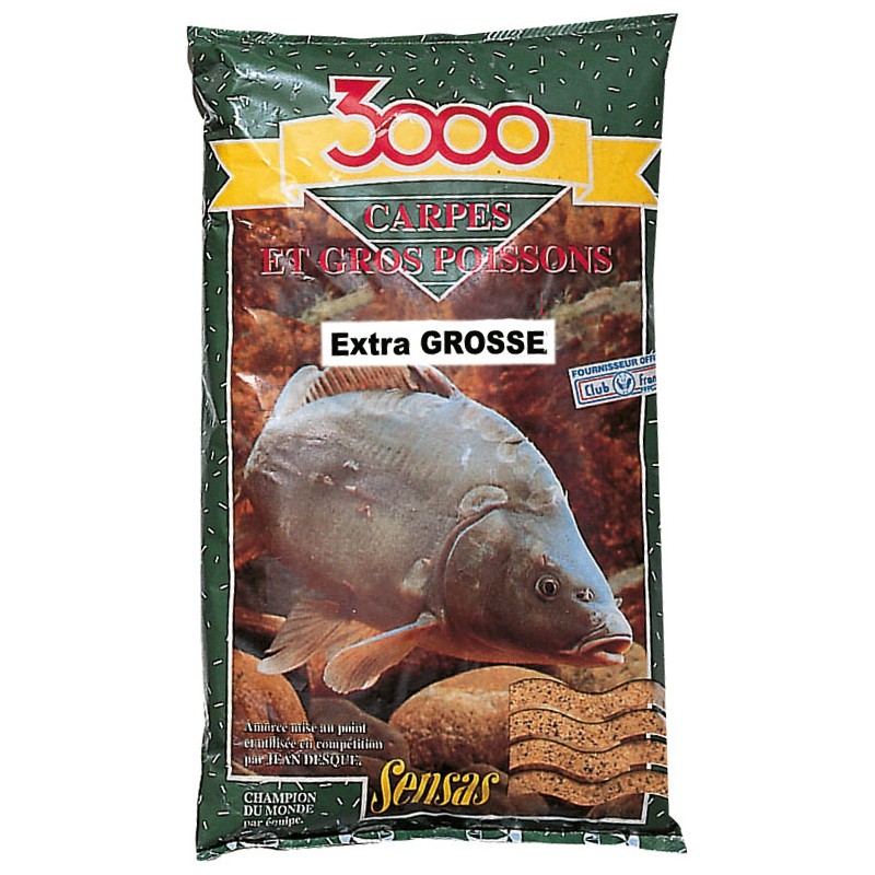 Hrana za Ribe Sensas 3000 CARPES Extra Grosse 1kg » Spletna ribiška ...