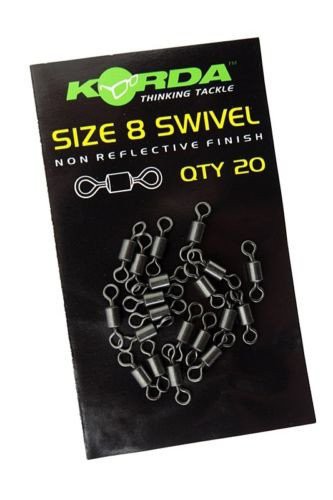 Vrtljivke Korda -Size 8 Swivel- Art:KS20 » Spletna ribiška trgovina Trofeja
