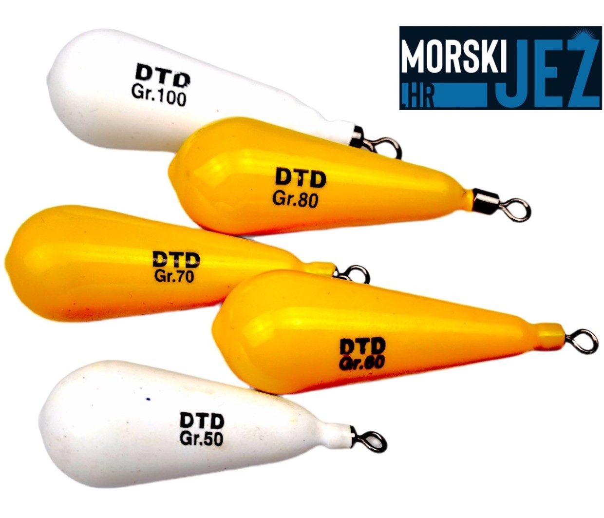 Svinec DTD Gumirana Kruška Painted 20-70g » Spletna ribiška trgovina Trofeja