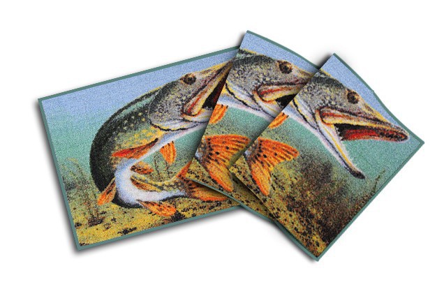 Predpražnik Delphin Pike 3D 60x40cm » Spletna ribiška trgovina Trofeja