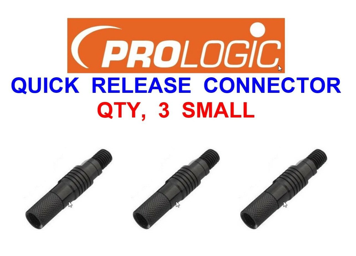 Quick Release Prologic Connector Small 3pcs Art:43884 » Spletna ribiška trgovina Trofeja