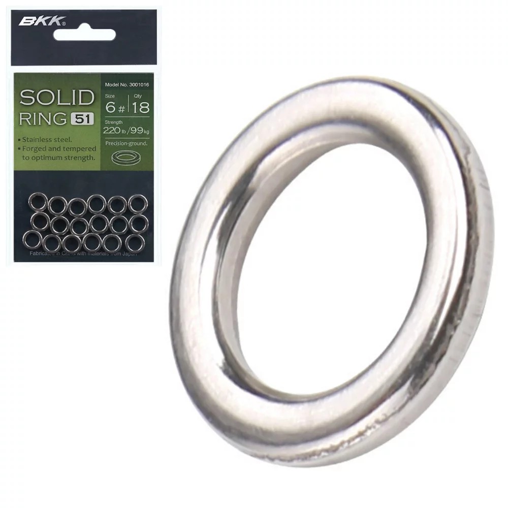 Sponke BKK Solid Ring Stainless Št: 3-7 » Spletna ribiška trgovina Trofeja