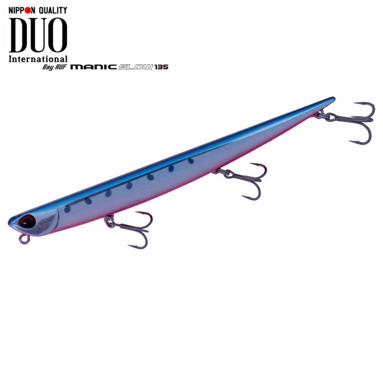 DUO Topwater Floating Pencil Lure Bay RUF MANIC SLOW 135 CYA0587 Uroko ...