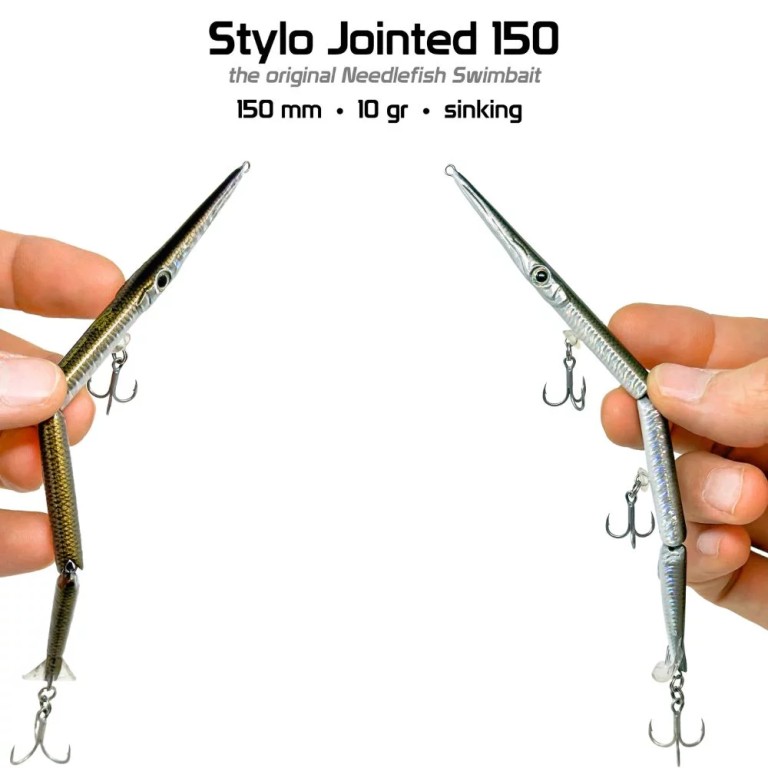 JACK FIN High Tech Needlefish Swimbait Lure JOINTED STYLO 150 » Spletna ...