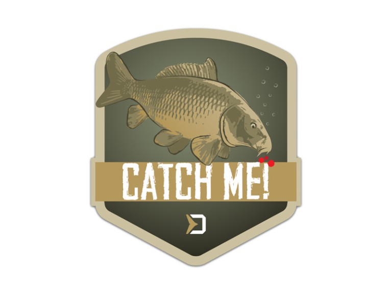 Nalepka Delphin Sticker Carp CATCH ME 9x8cm » Spletna ribiška trgovina ...