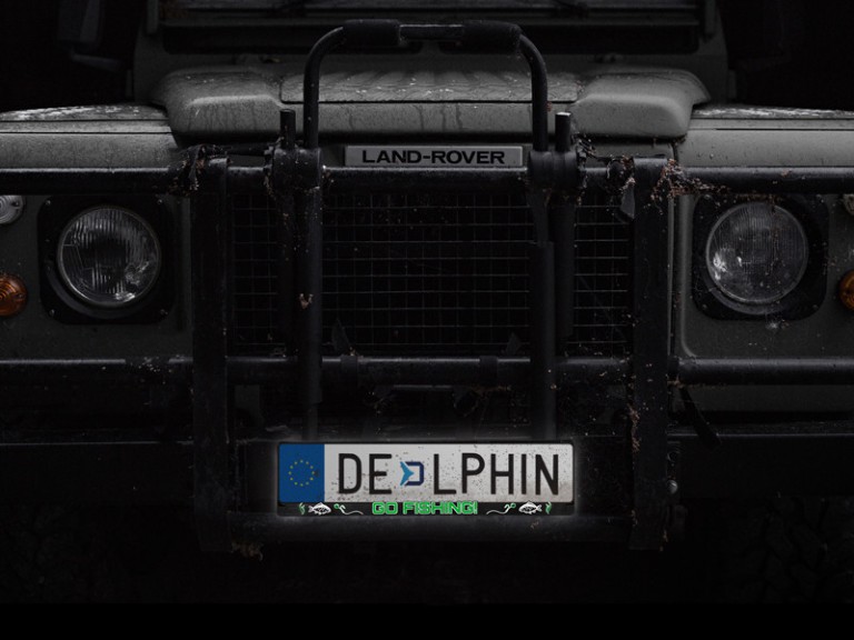 Tablica za Avto Delphin -Go Fishing- » Spletna ribiška trgovina Trofeja
