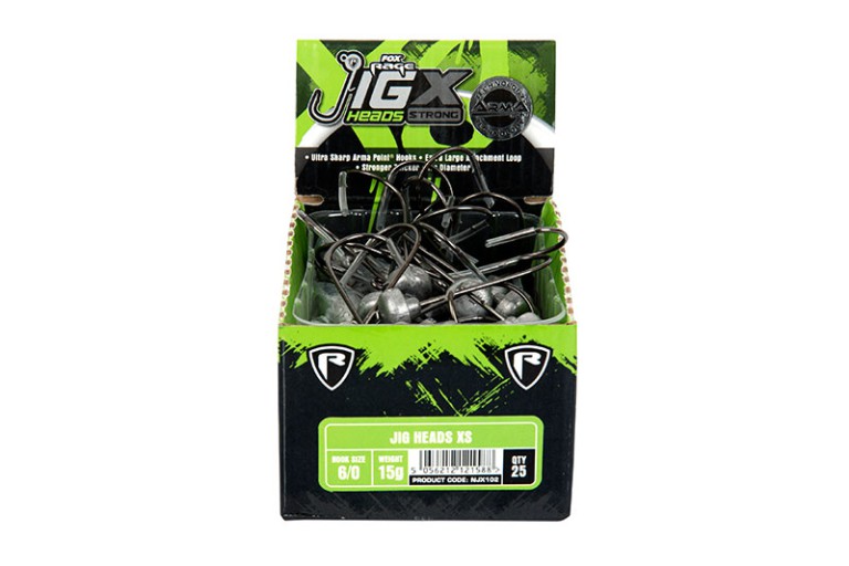 Jig Trnek Fox Rage X STRONG Jig Heads 6/0-8/0 - 10-40g » Spletna ...