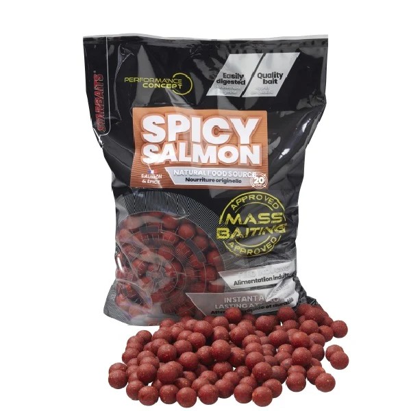 Boili Starbaits Spicy Salmon Mass Baiting 20mm/3kg » Spletna ribiška ...