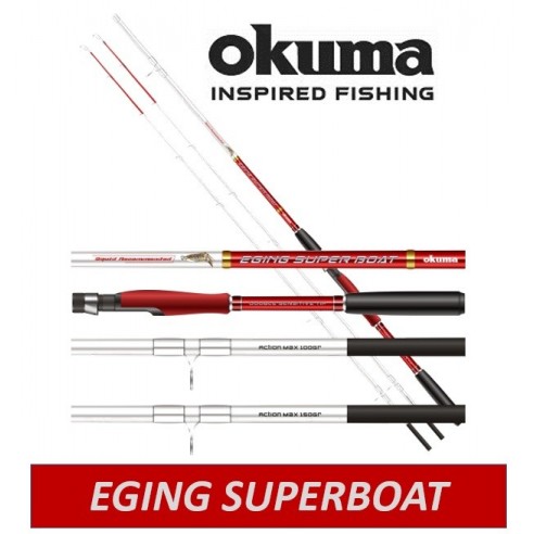 Palica Okuma Eging Superboat 2,00-2,50-2,70m/100-150g » Spletna ribiška trgovina Trofeja