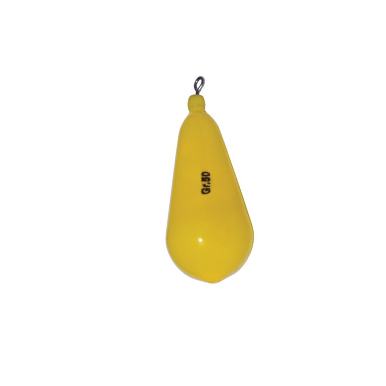 Svinec LAX Gumirana Solza s Vrtljivko Rumen 300g » Spletna ribiška ...