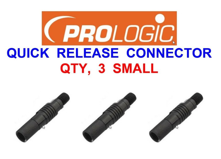 Quick Release Prologic Connector Small 3pcs Art:43884 » Spletna ribiška trgovina Trofeja
