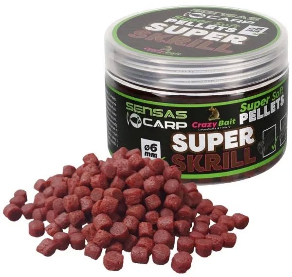 Peleti Sensas Super Soft Pellets 6mm/60g » Spletna ribiška trgovina Trofeja
